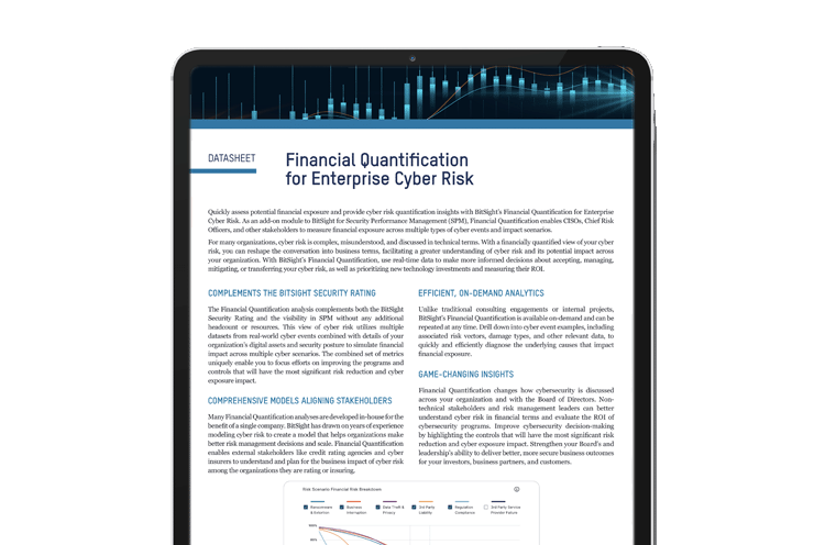 Bitsight Financial Quantification for Enterprise Cyber Risk | Bitsight